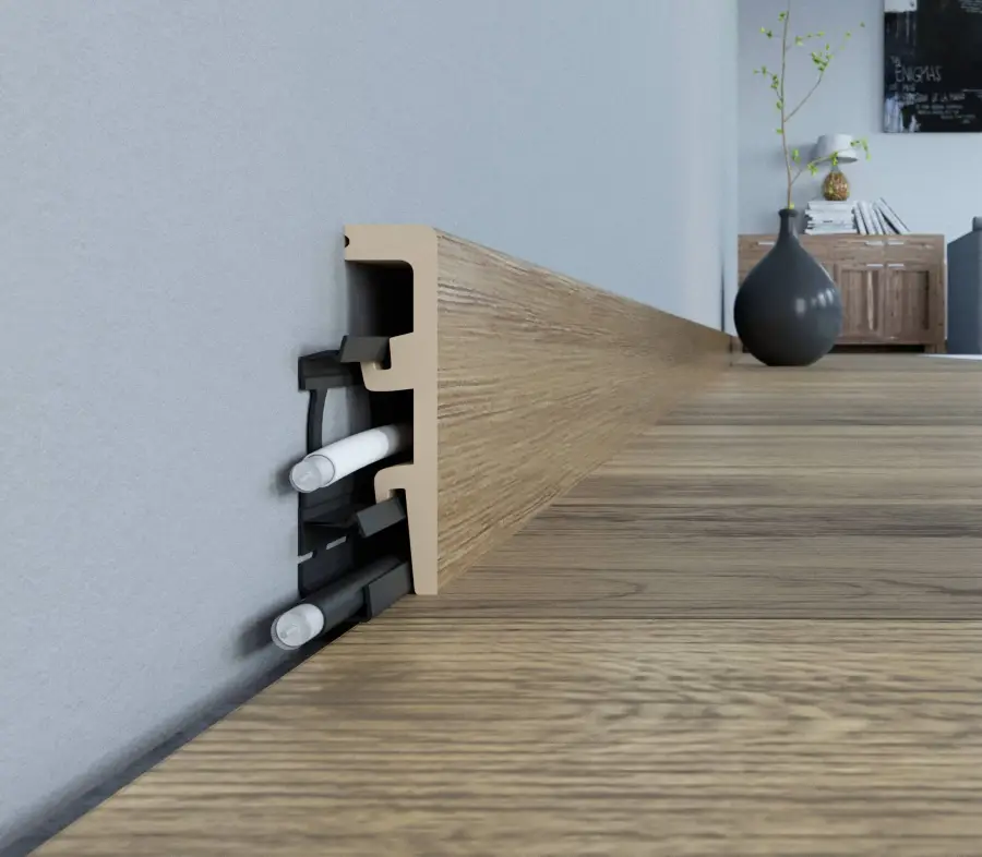 Listwy przypodłogowe Dąb Calvados, 10, Listwy przypodłogowe, Podłogi ...